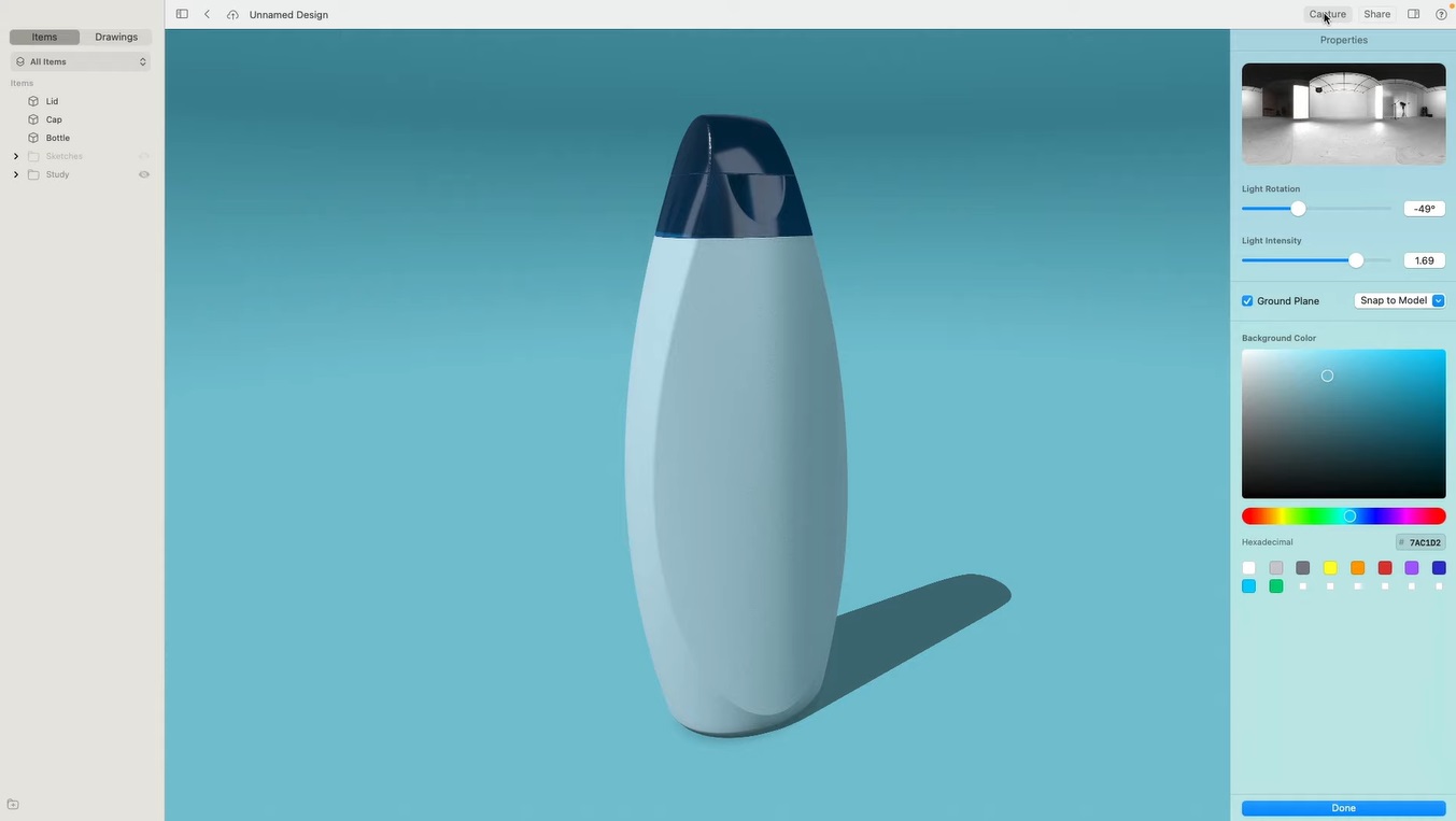 How to Create a 3D Model of a Bottle in Shapr3D